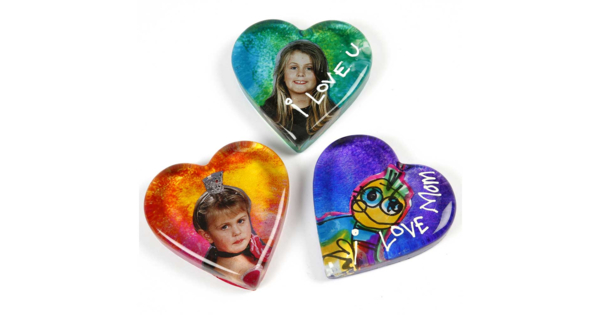 Glass Paperweight Photo Collage - Mother's Day Crafts